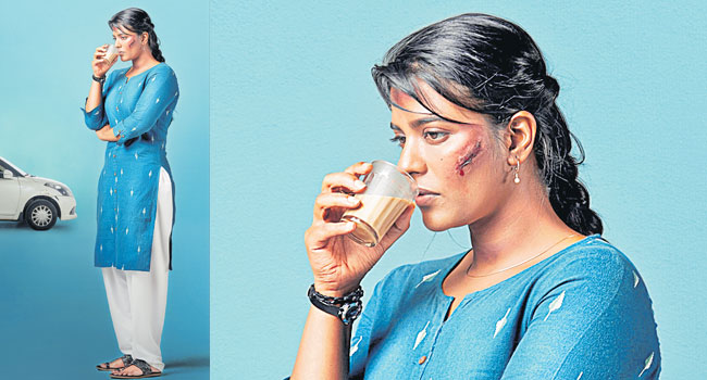 లేడీ క్యాబ్‌ డ్రైవర్‌ | Lady cab driver-NGTS-Chitrajyothy